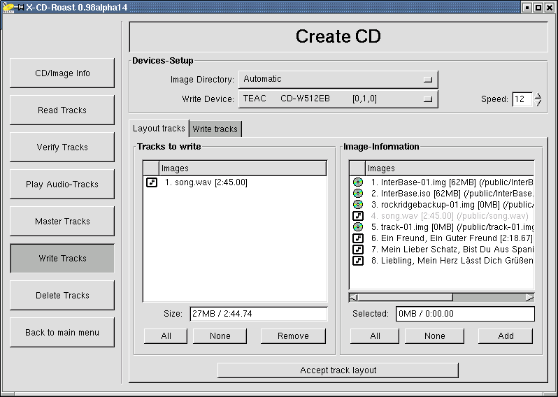 How to create an audio CD (X-CD-Roast Tutorial) How to create an audio CD (X-CD-Roast Tutorial)